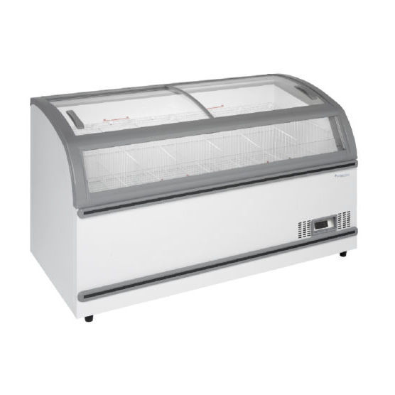 Commercial freezer - SMR CLASSIC - Fricon - chest / white / black