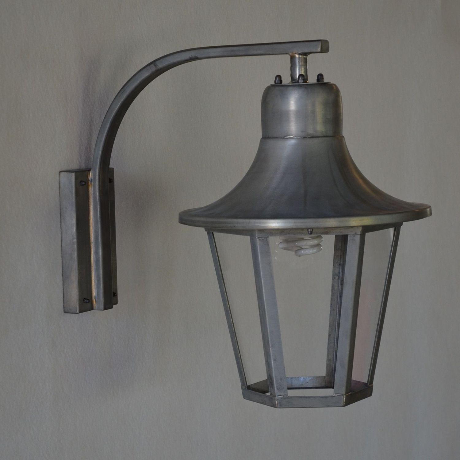 Traditional wall light - BACH - MISTERZINC - outdoor / polycarbonate / zinc