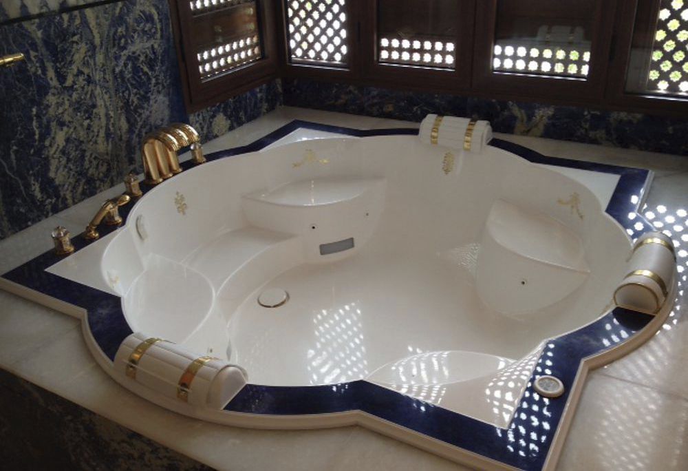 Home bathtub - Zellige - WATERGAME COMPANY - professional / composite / contemporary
