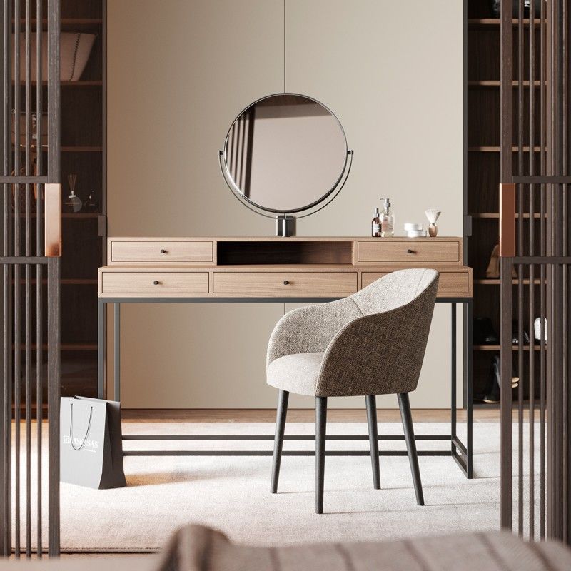 Contemporary dressing table - D'ARC - Laskasas - wooden / metal ...