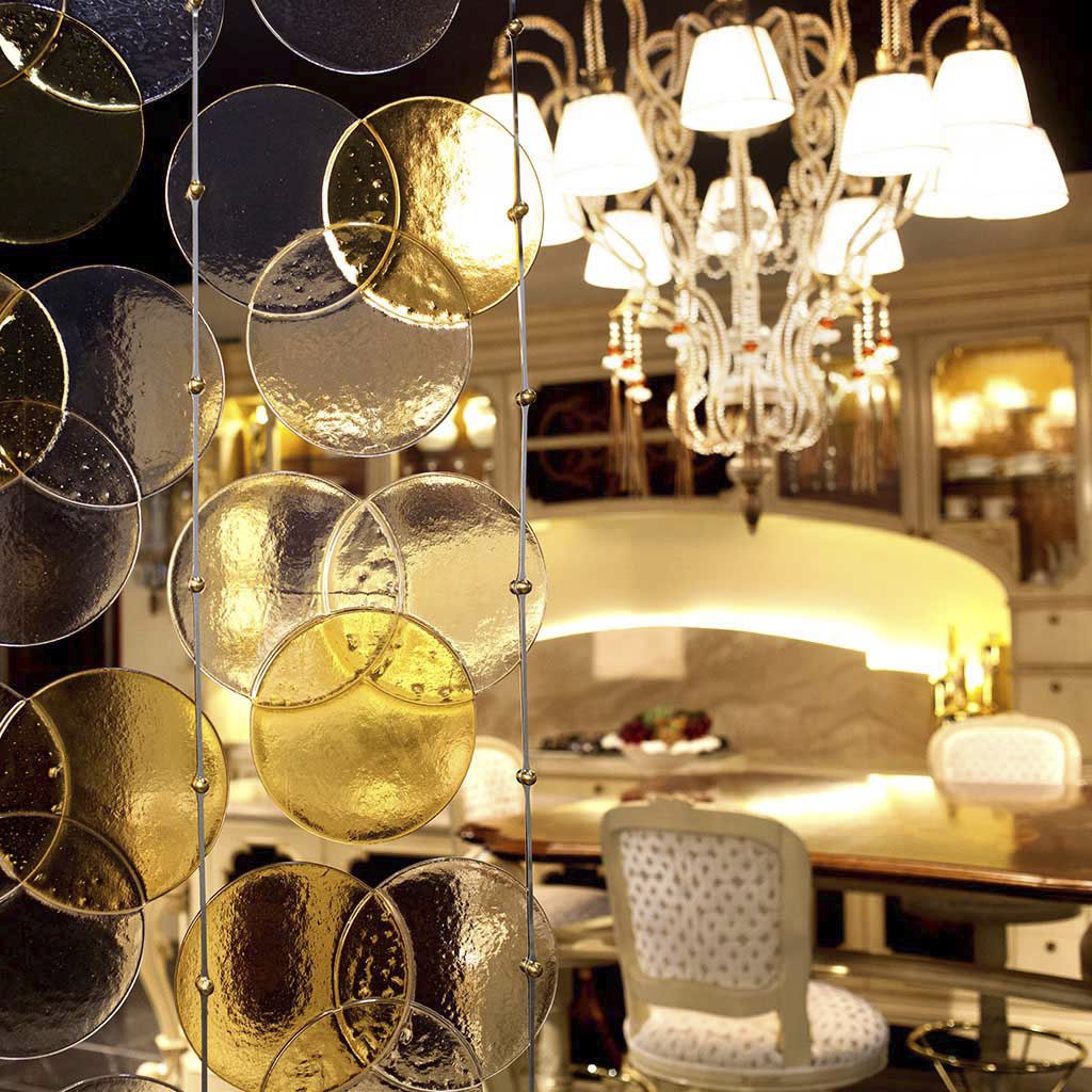 Showroom room divider - RGB - veveglass - metal / glass / indoor