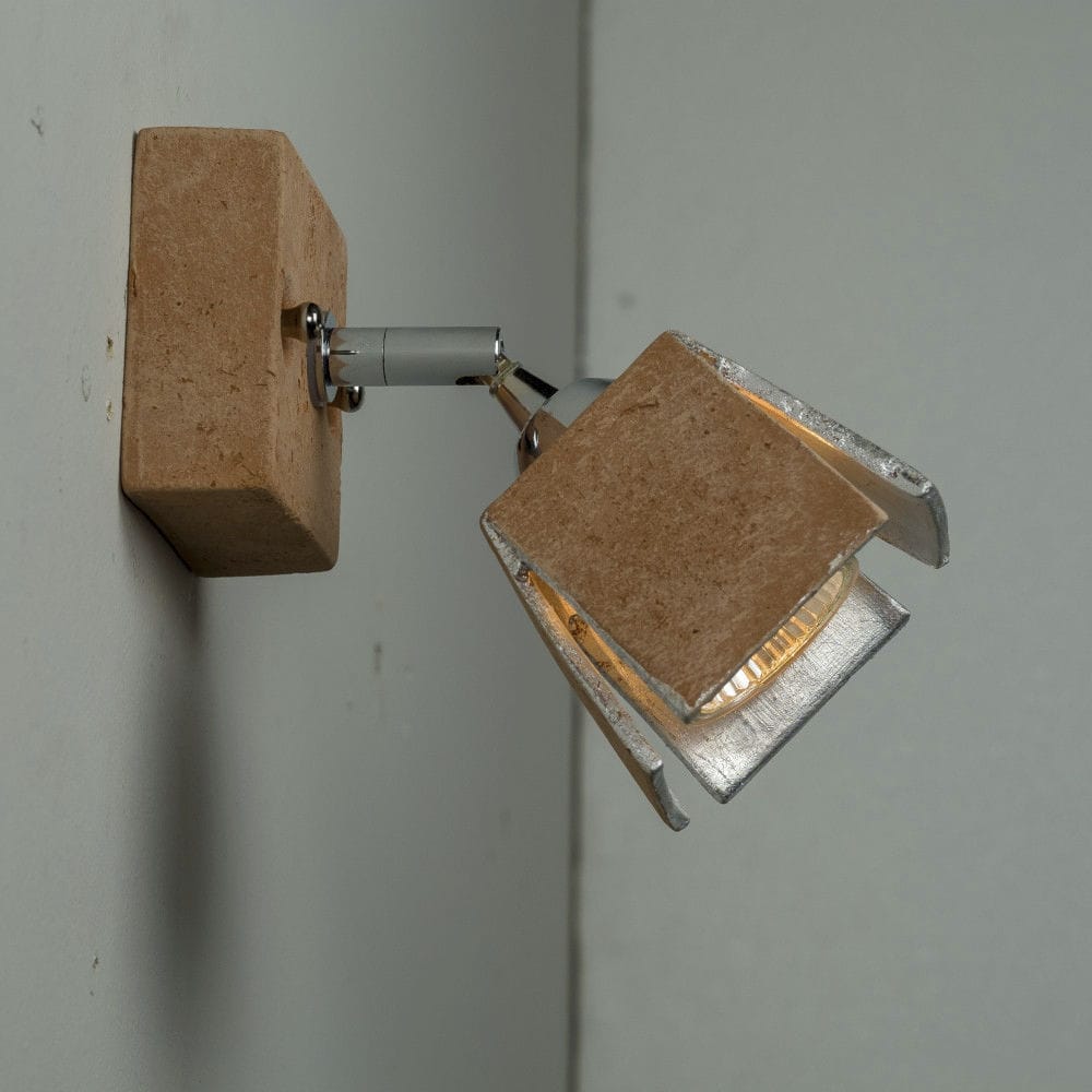 Contemporary wall light - APUANE - TOSCOT - indoor / ceramic / geometric