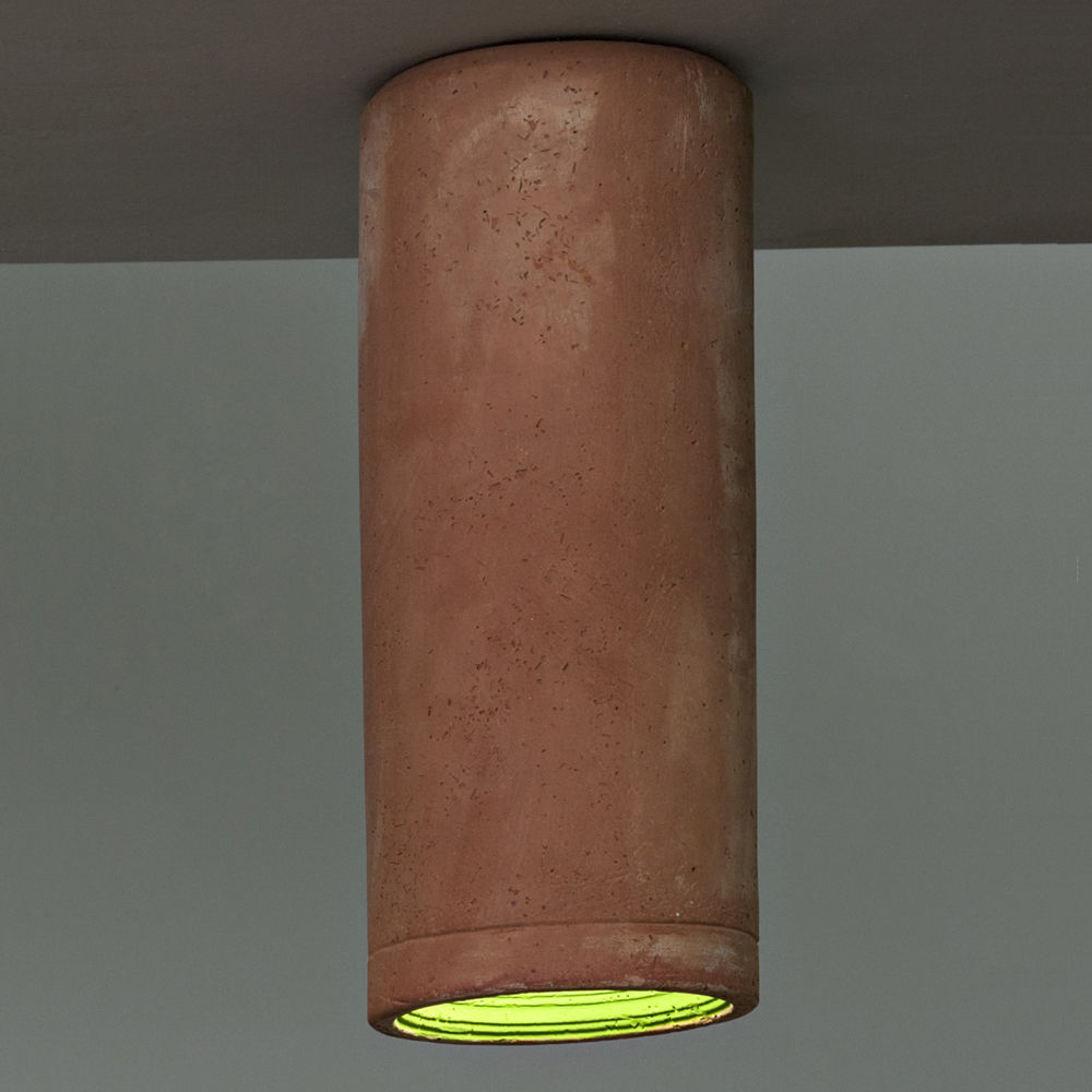 Contemporary ceiling light - CARSO - TOSCOT - round / clay / LED