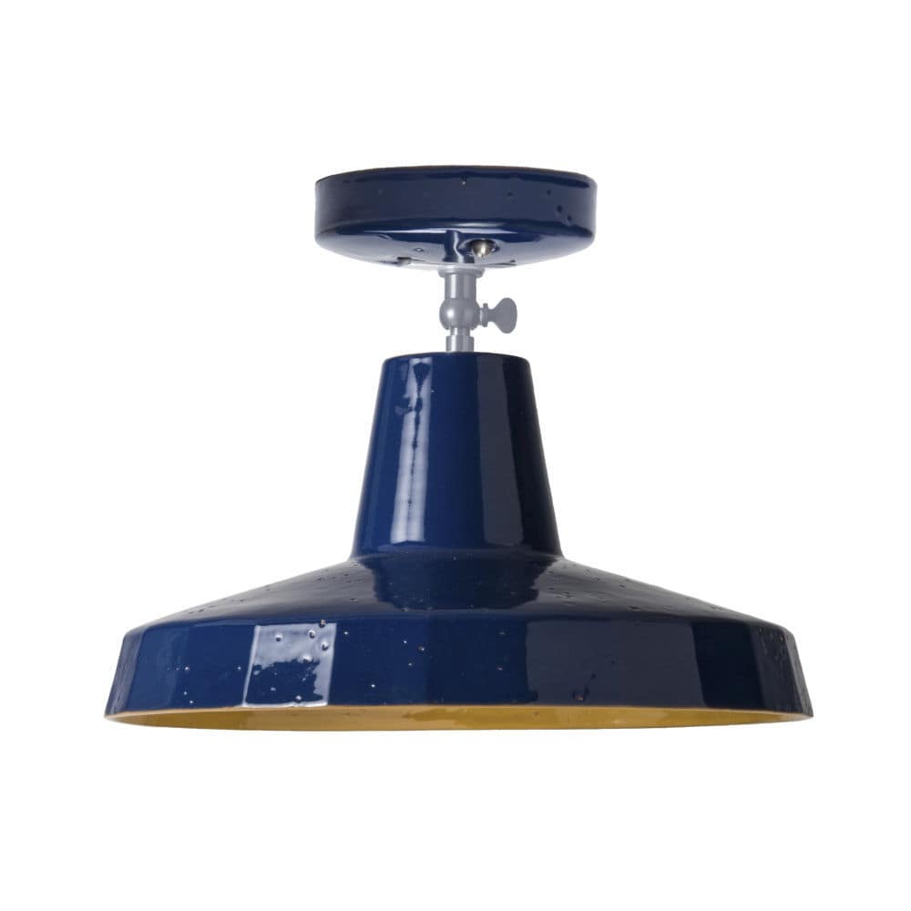 Contemporary ceiling light - ROSSI - TOSCOT - round / brass / ceramic