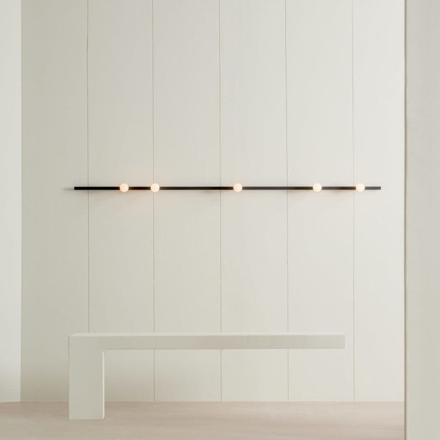 Contemporary wall light - LINE - Lambert et Fils - indoor / aluminum ...
