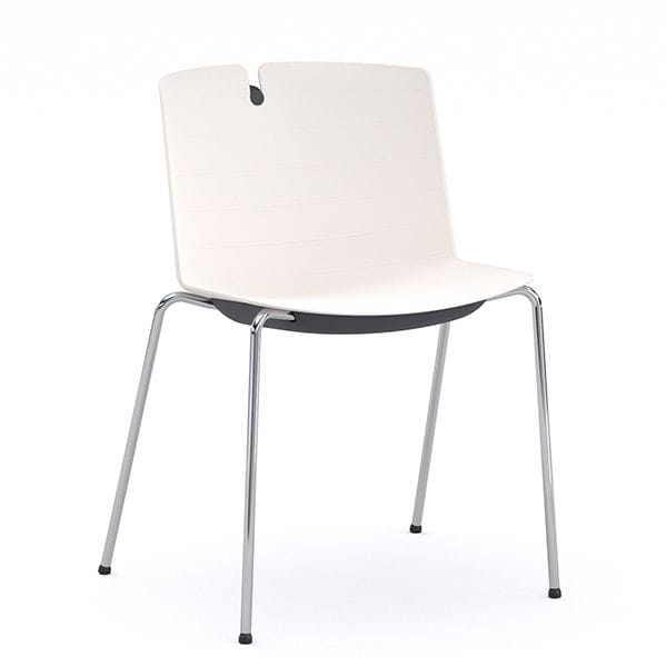 Contemporary visitor chair - LINEA MORK - Brado S.P.A. - indoor ...