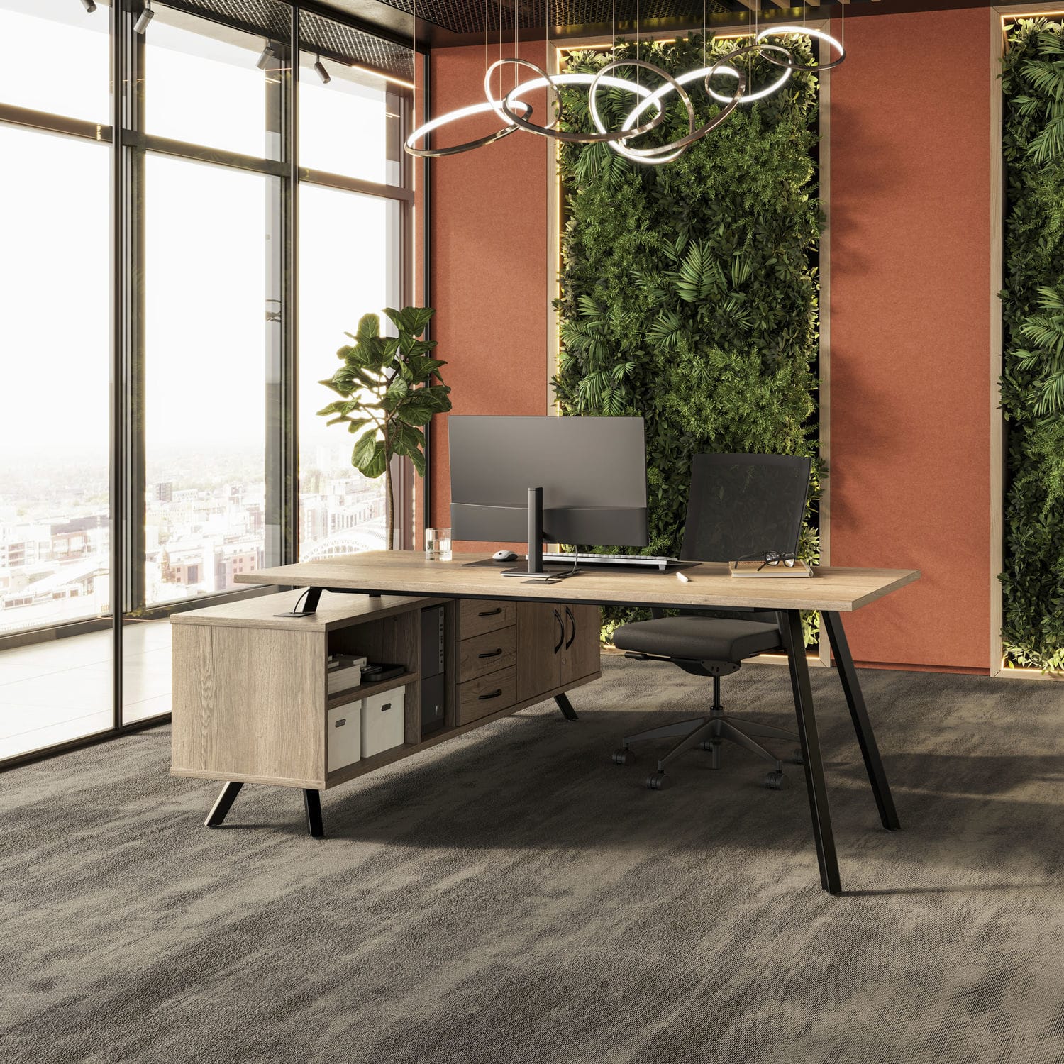 Executive desk - Hawk Furniture Ltd. - free-standing / contemporary ...