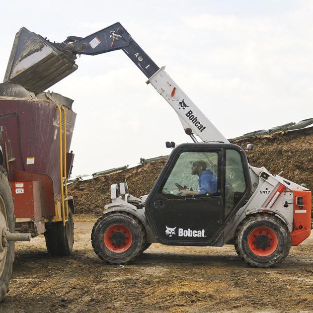 Telehandler bucket - BOBCAT - for light materials