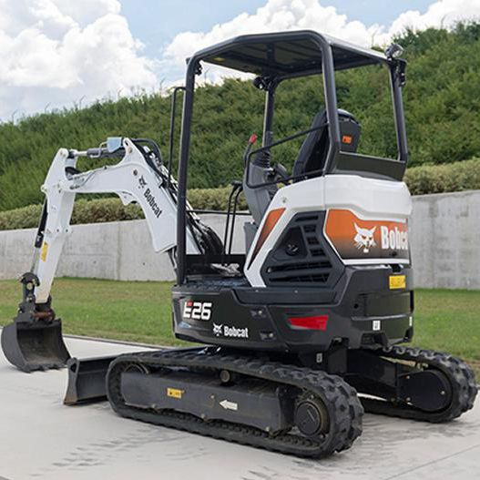 Mini excavator - E26 - BOBCAT - crawler / compact / for construction