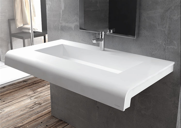 Built-in washbasin - Y05 - mcbath - Moldcom Composites - Solid Surface ...