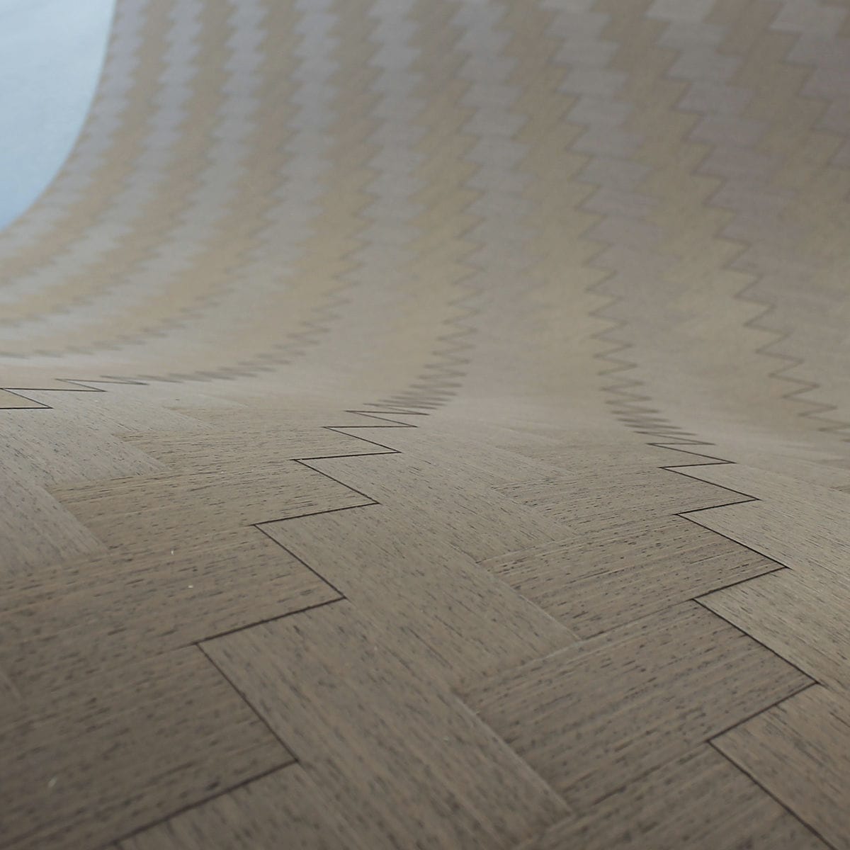 Wood veneer - MUTO GRID DARK SLOPE - SCHORN&GROH - flexible / durable