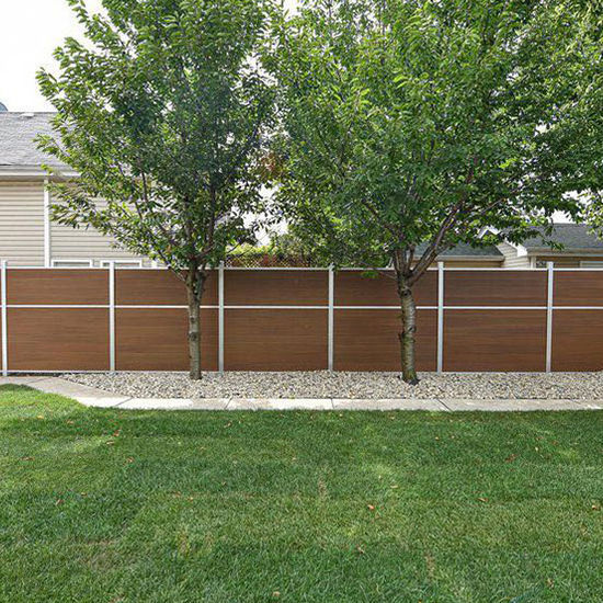 Fence with panels - GRINWOOD WPC MATERIAL CO., LTD - garden / WPC ...