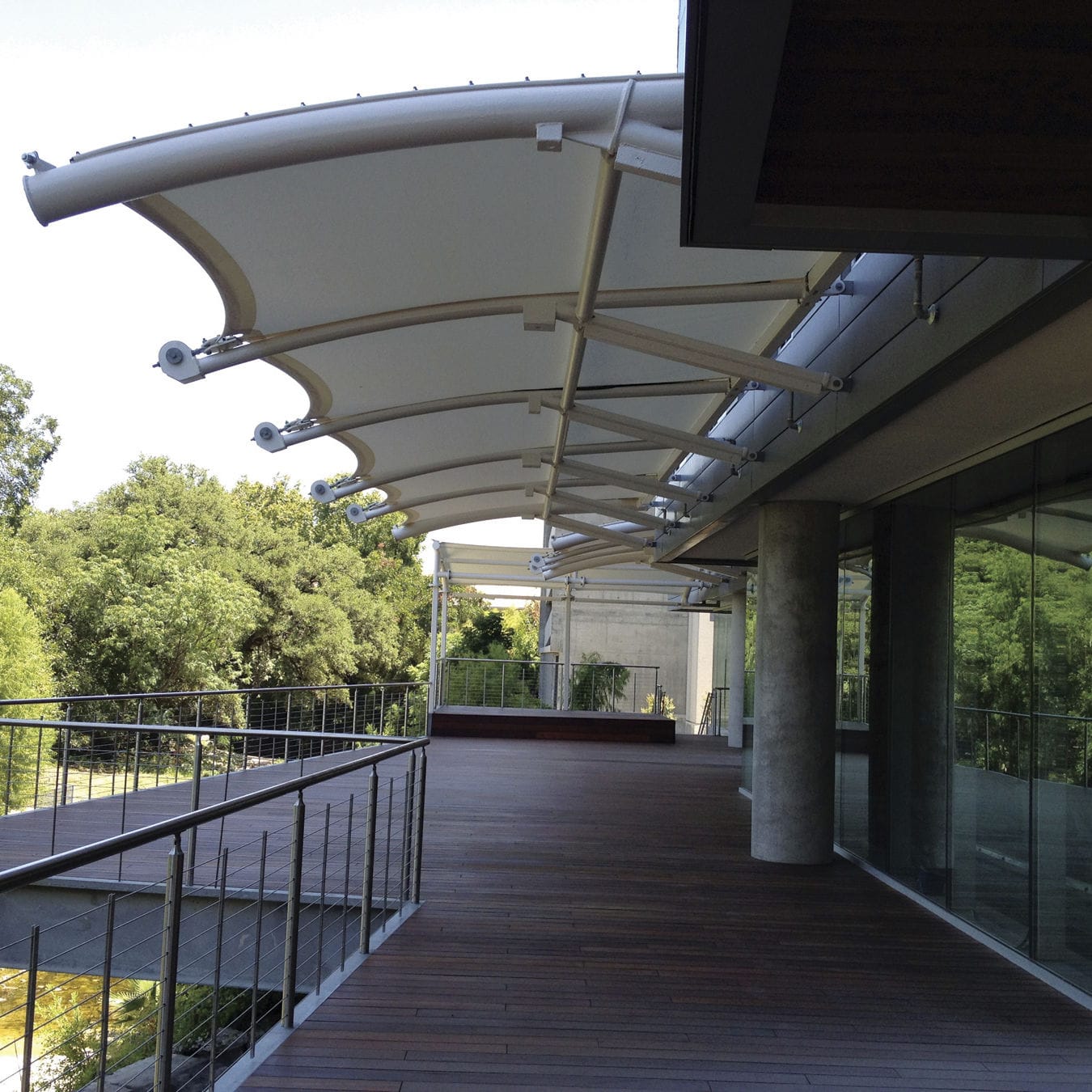 PTFE architectural membrane - CIRRUS LOGIC - FabriTec Structures - for ...