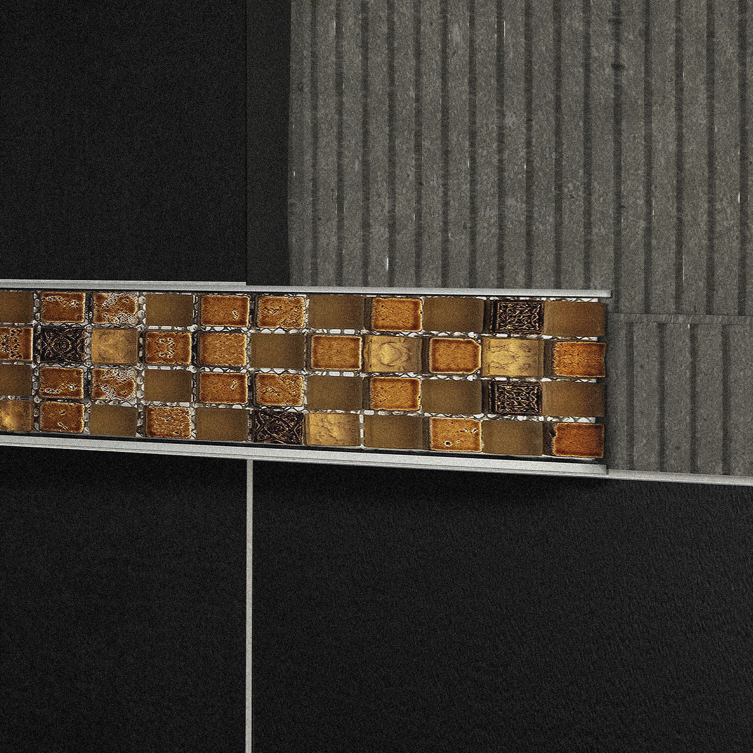 Aluminium decorative profile - M72 - ALUMACER® - for tile / U-shaped ...