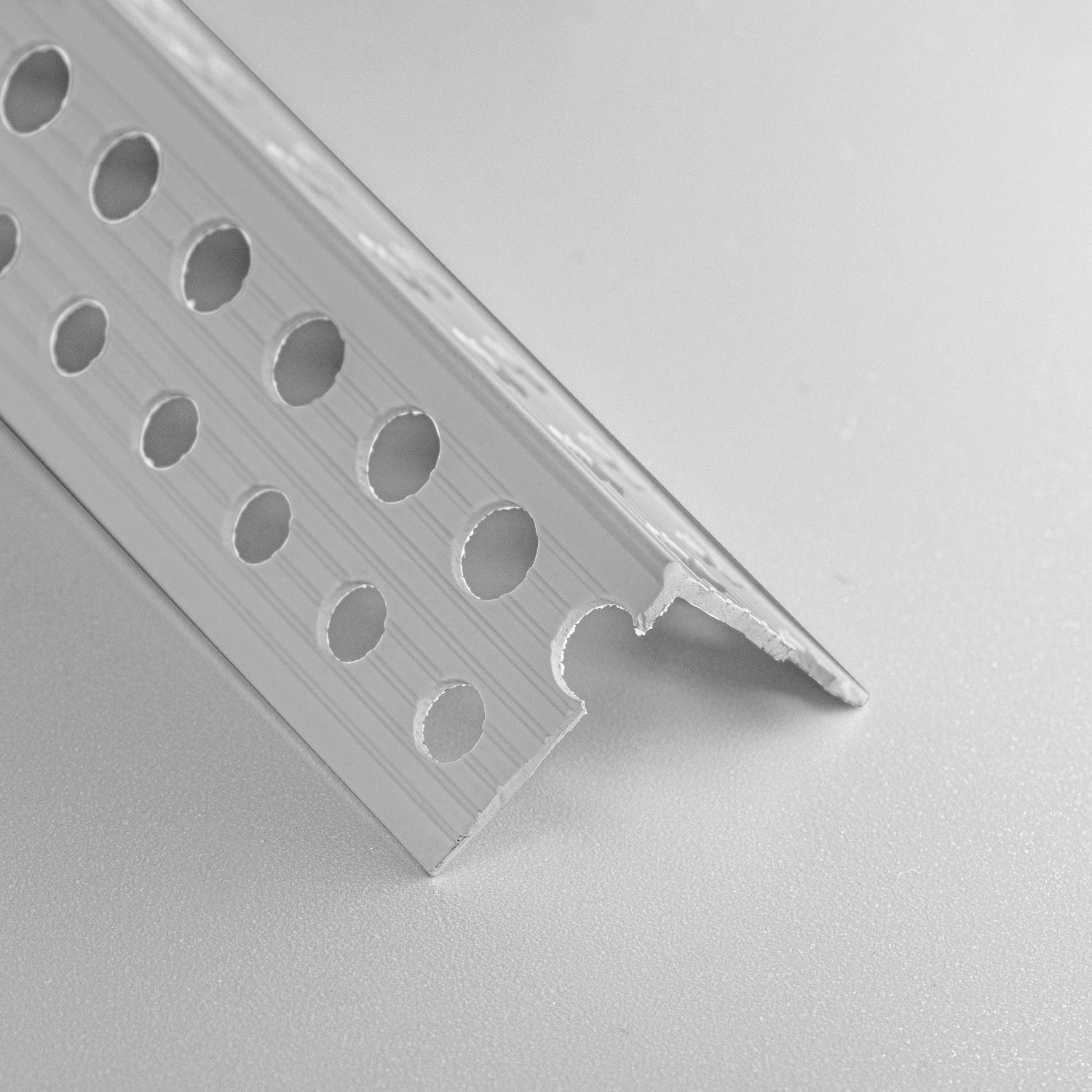 PVC edge trim - 23 MM - ALUMACER® - outside corner / for partition wall ...