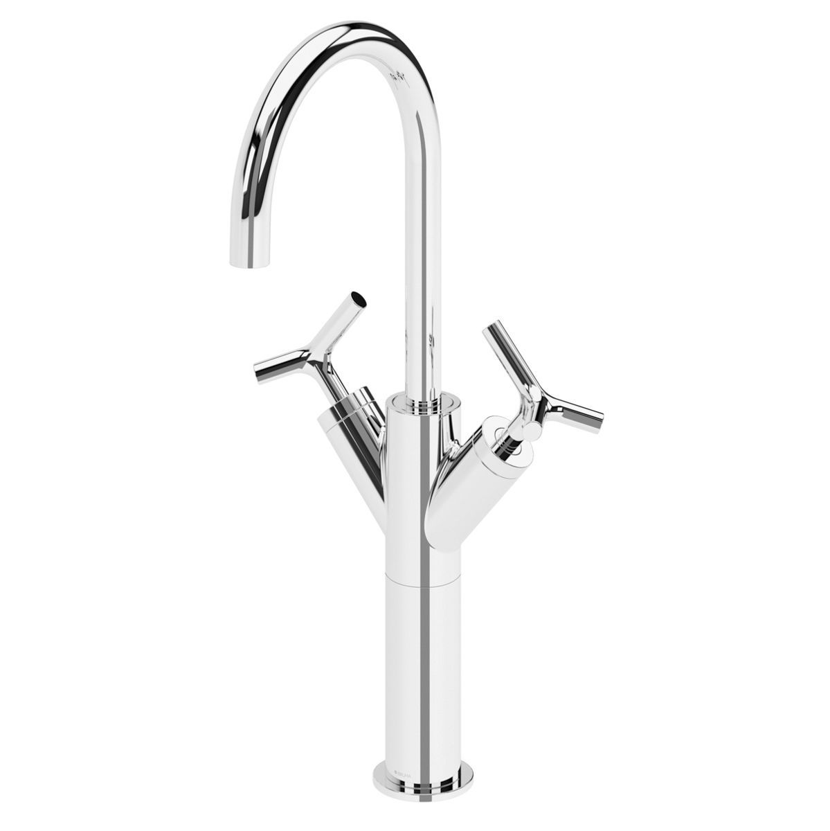 Washbasin mixer tap - GENESI - Bruma - countertop / chromed metal ...