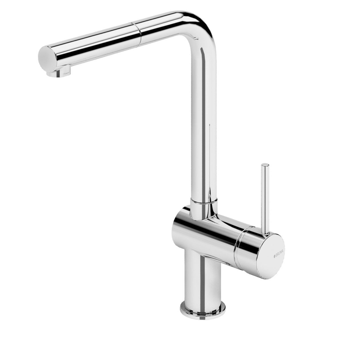 Countertop mixer tap - 107 050 2CR - Bruma - chromed metal / bathroom ...