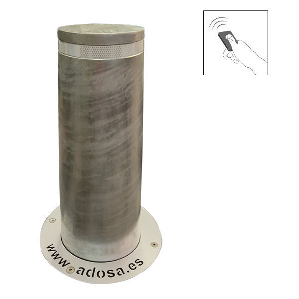 Access control bollard - DUBAI - Ado urban - galvanized iron ...