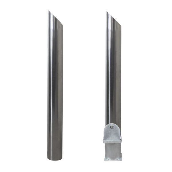 Security post - TECOR - Ado urban - stainless steel / removable / high