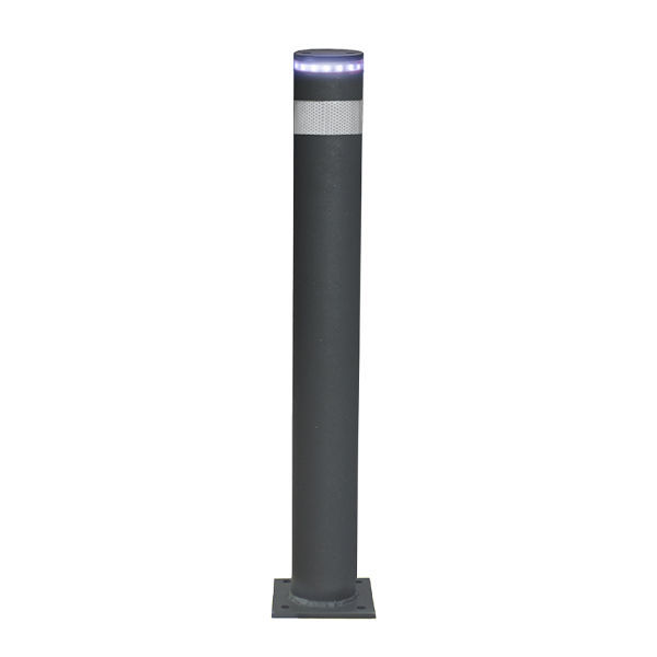 Security bollard - CILINDRO LEDS TOP - Ado urban - lacquered iron ...