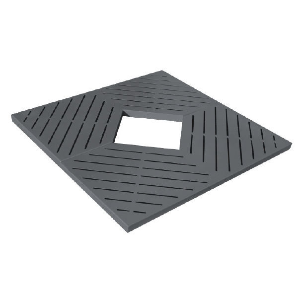 Square tree grate - ROMBO - Ado urban - metal