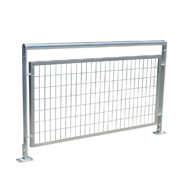 Galvanised steel railing - HERA - Ado urban - wire mesh / outdoor / for ...