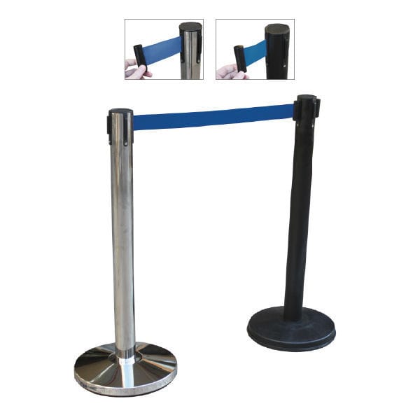 Guidance barrier with retractable strap - POSTES CINTA - Ado urban