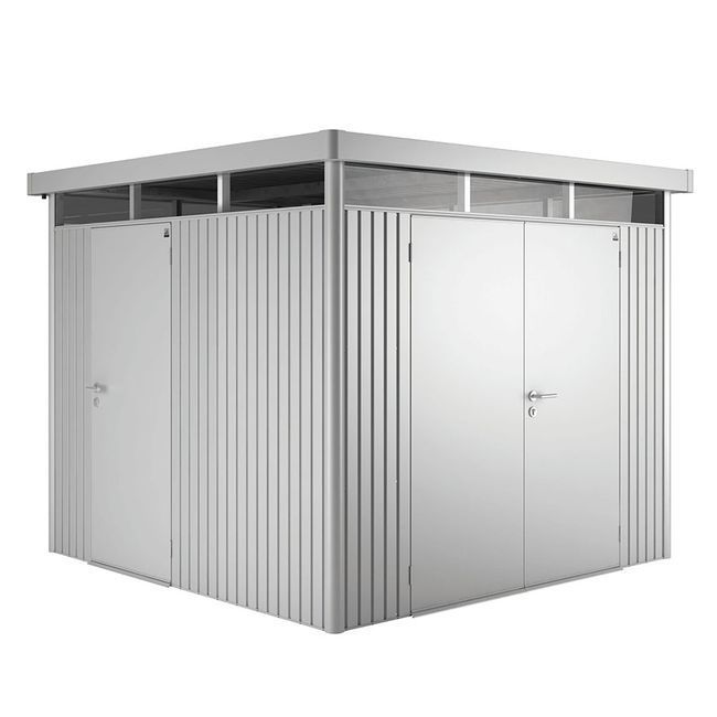 Entry door - Biohort GmbH - metal / swing / contemporary