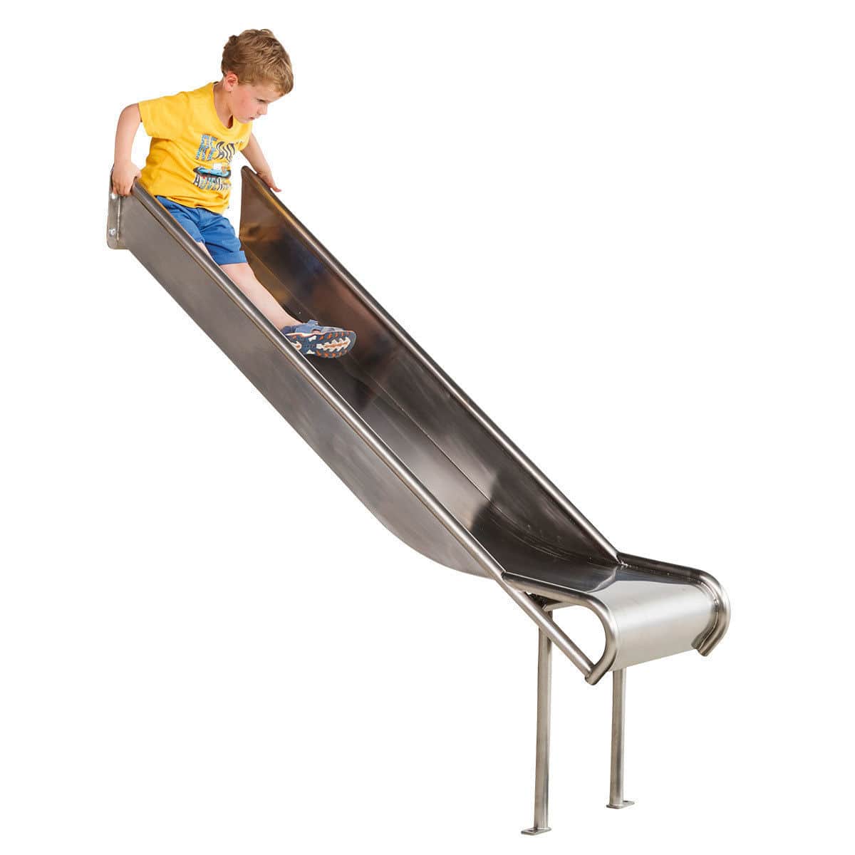 Upright slide - STEG - KBT - for playground / stainless steel