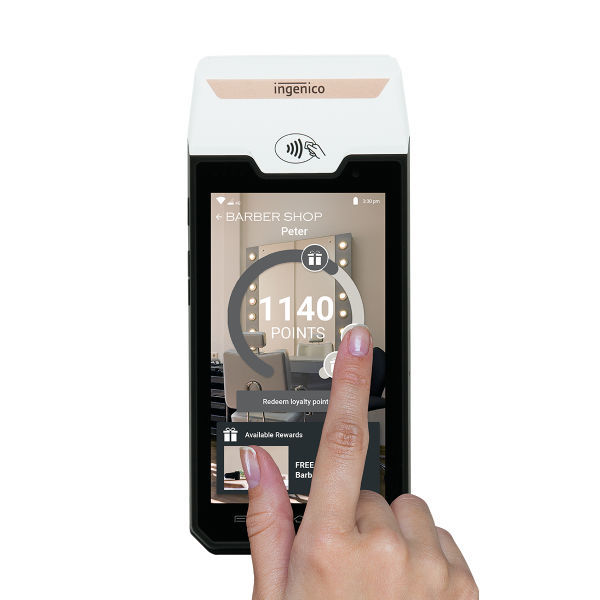 Digital display payment terminal - AXIUM DX4000 Desktop - Cortina ...