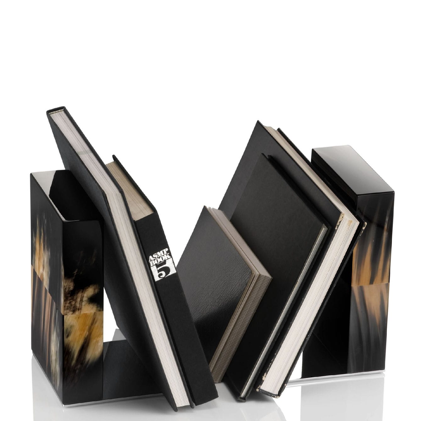 Wooden bookend - IGOR - Arcahorn - stainless steel