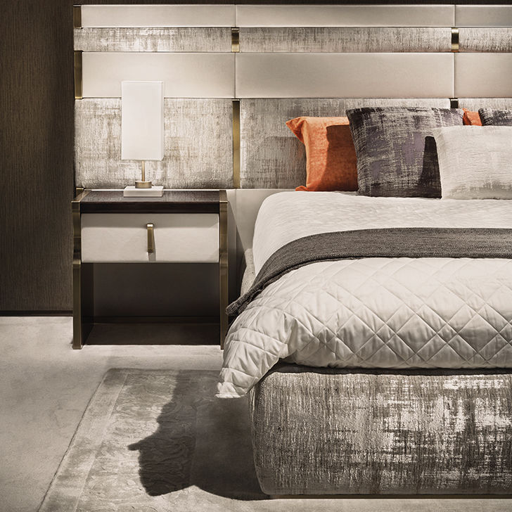 Contemporary bedside table - TRILOGY - Capital Collection - wooden ...