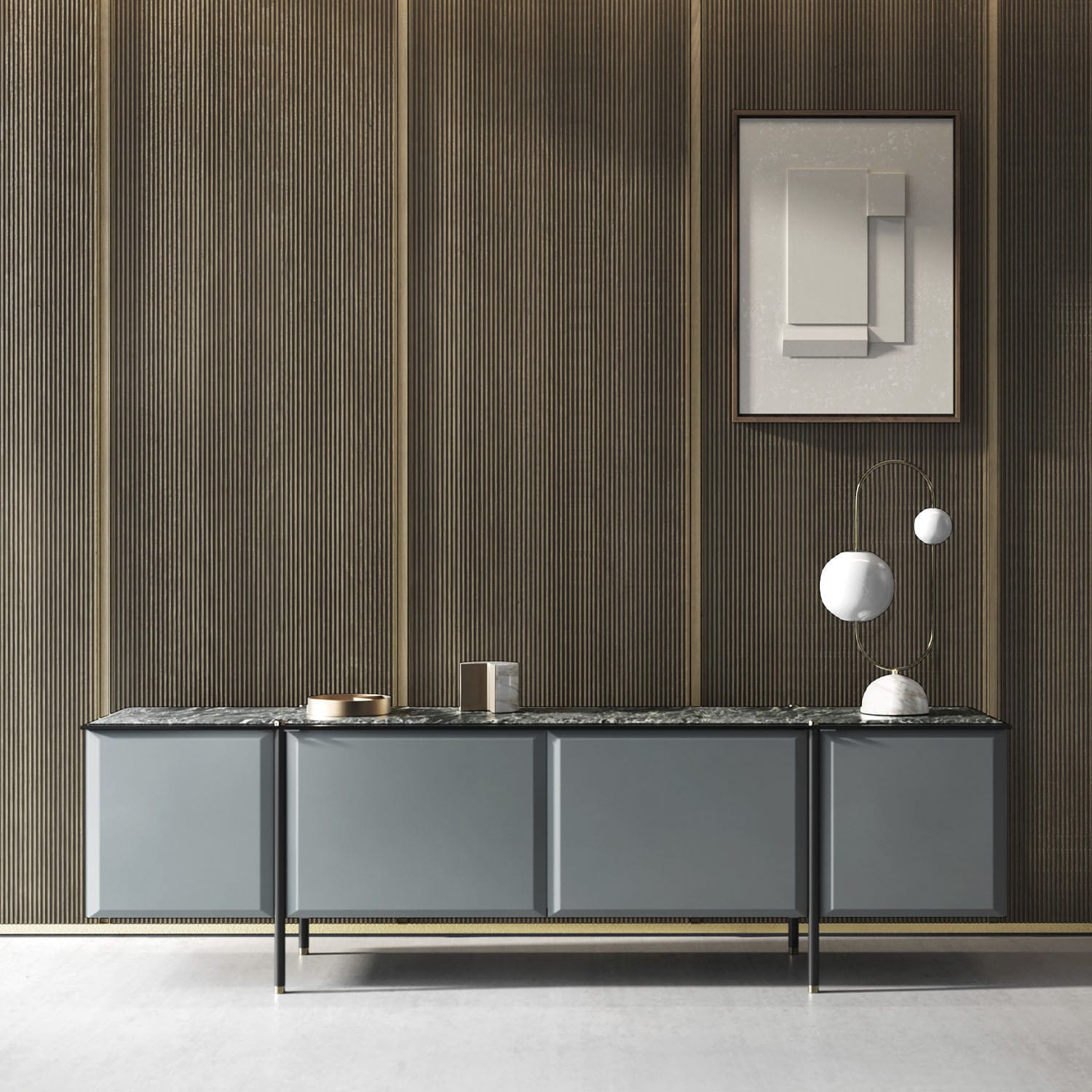 Contemporary sideboard - Tudor - Capital Collection - wooden / marble ...