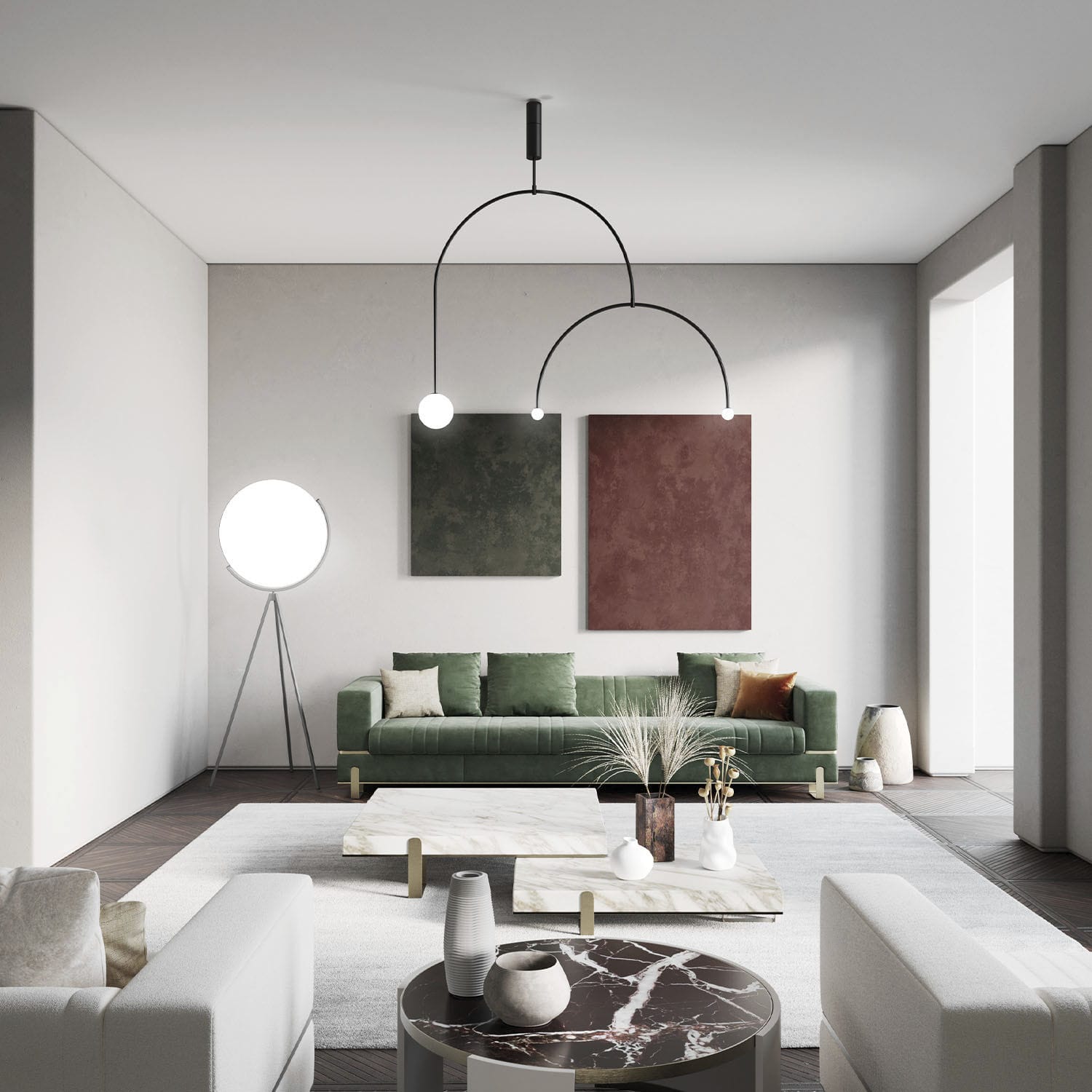 Contemporary sofa - GRAND 3P - Capital Collection - living room ...