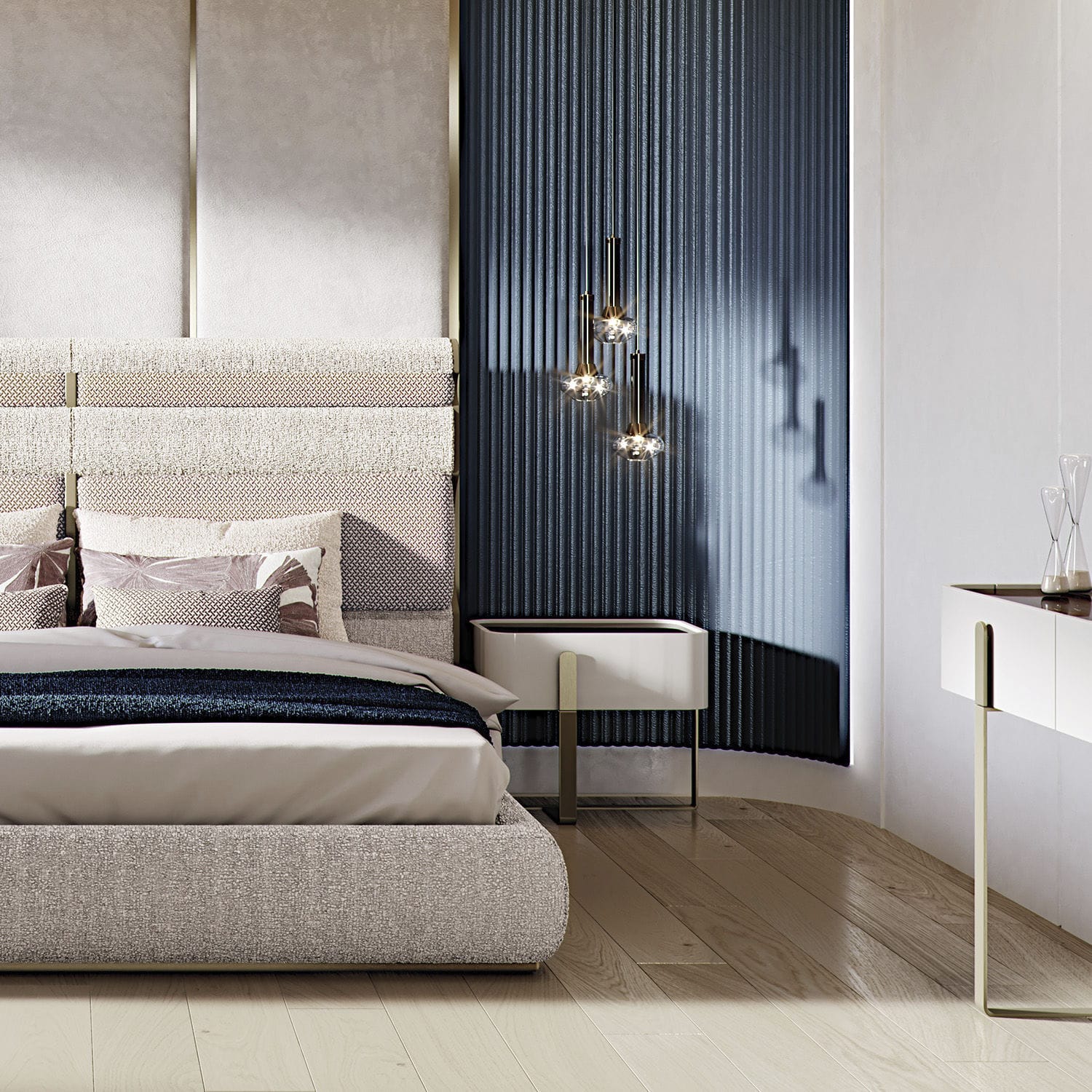 Contemporary bedside table - EDEN L - Capital Collection - wooden ...