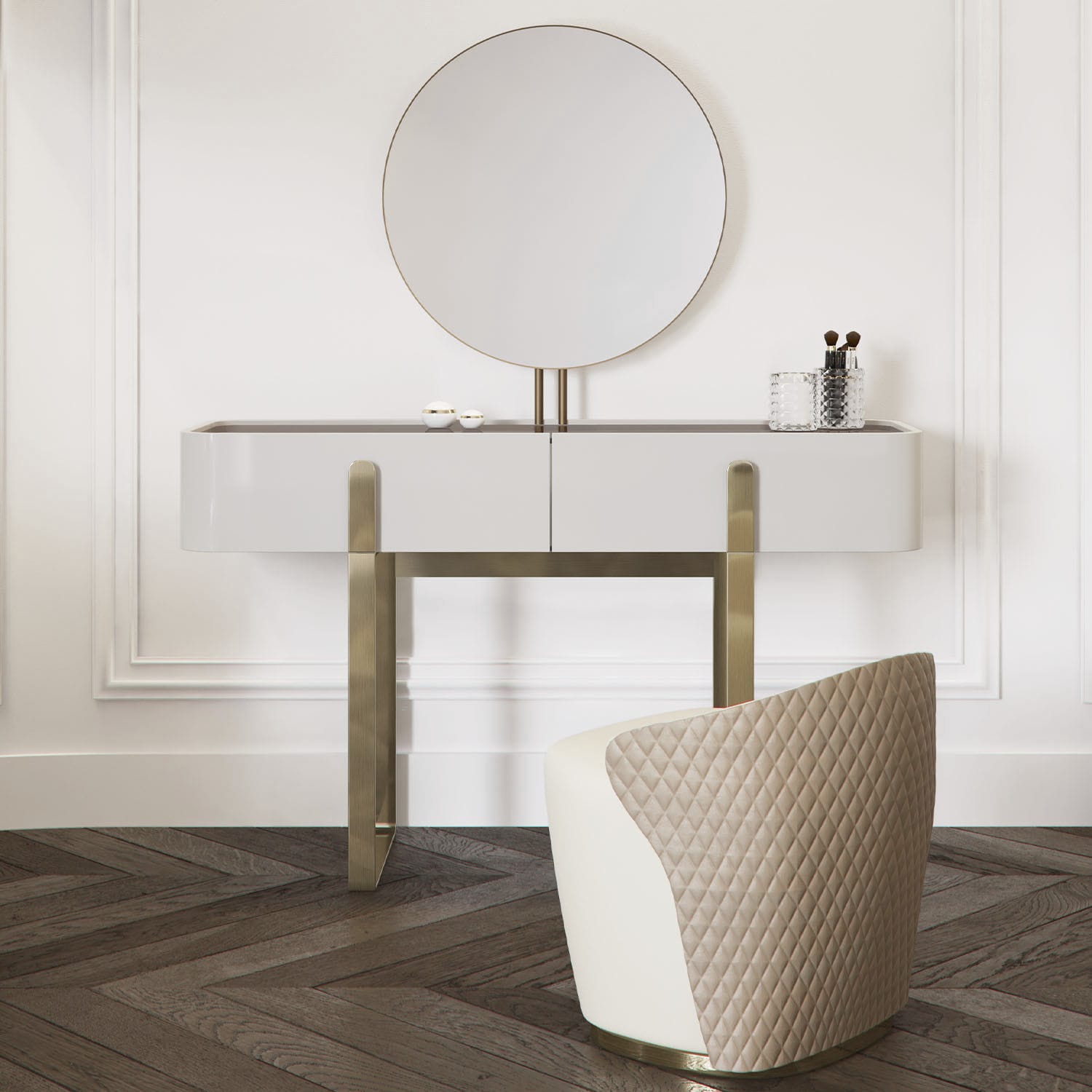 Contemporary sideboard table - EDEN - Capital Collection - wooden ...