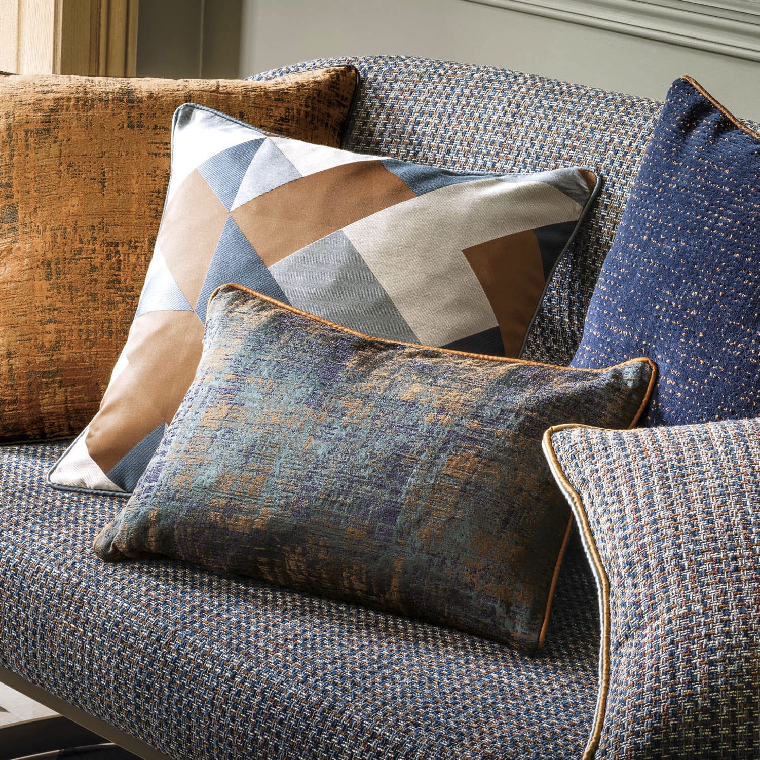 Square cushion - Capital Collection - rectangular / patterned / plain