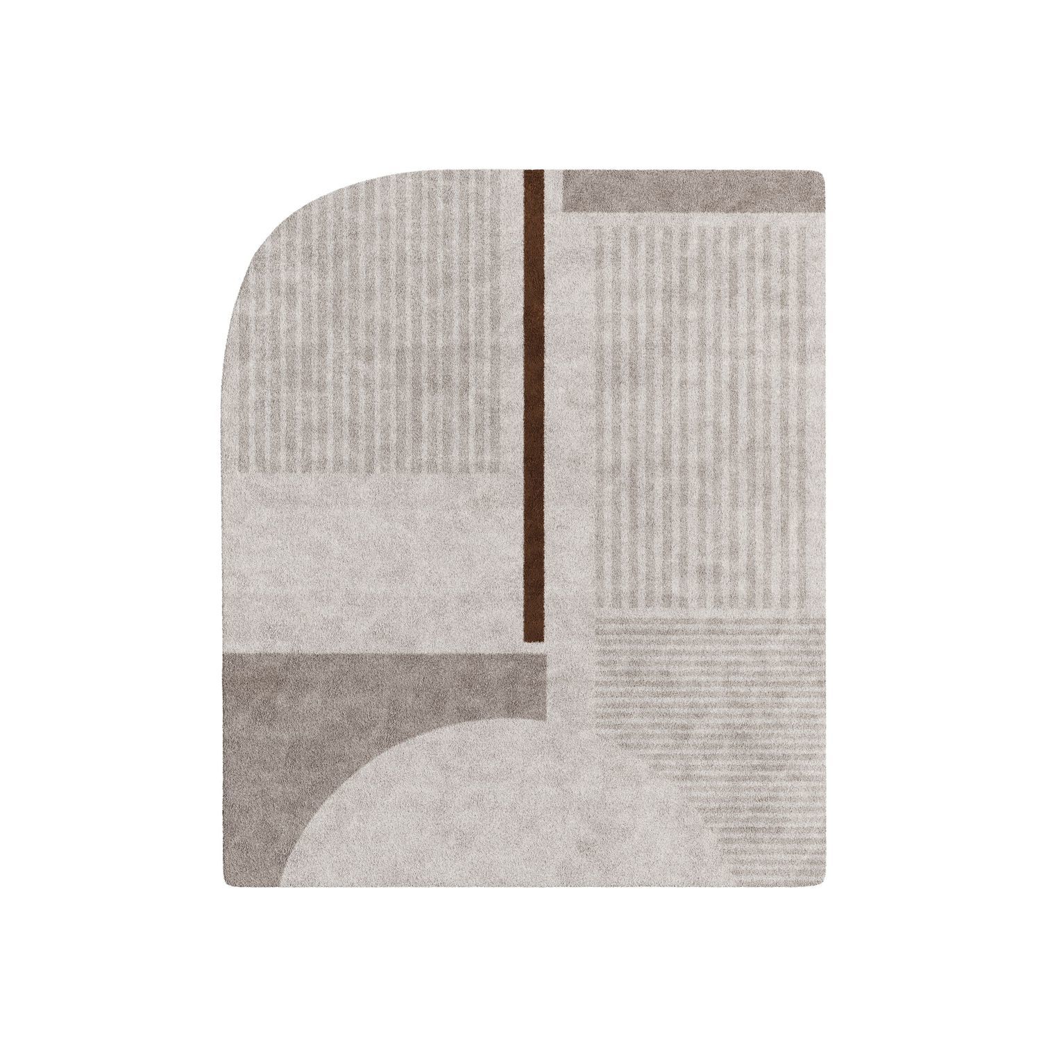Contemporary rug - Dolcevita - Capital Collection - geometric / natural ...