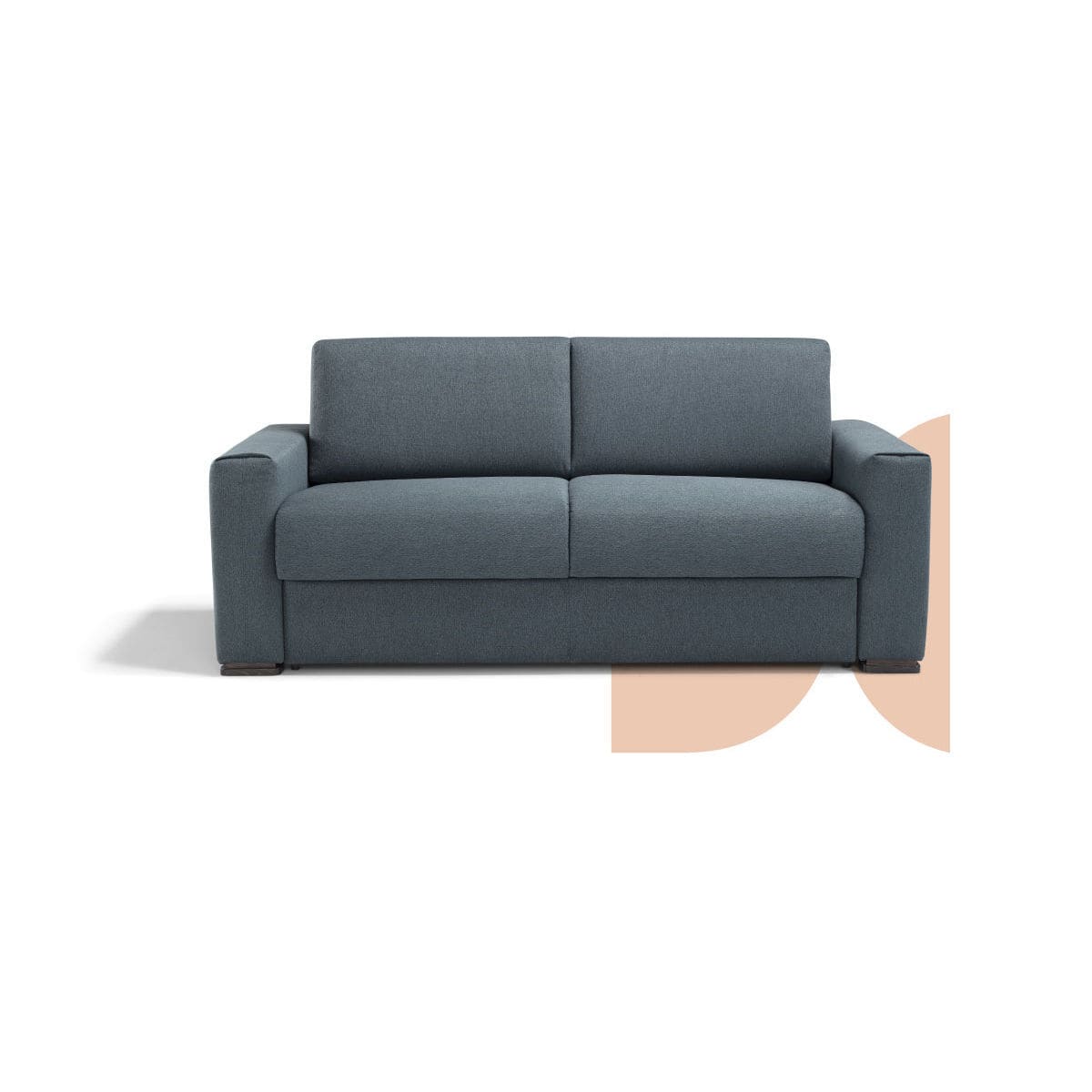 Sofa bed - JUNE - Dienne Salotti srl - contemporary / fabric / leather