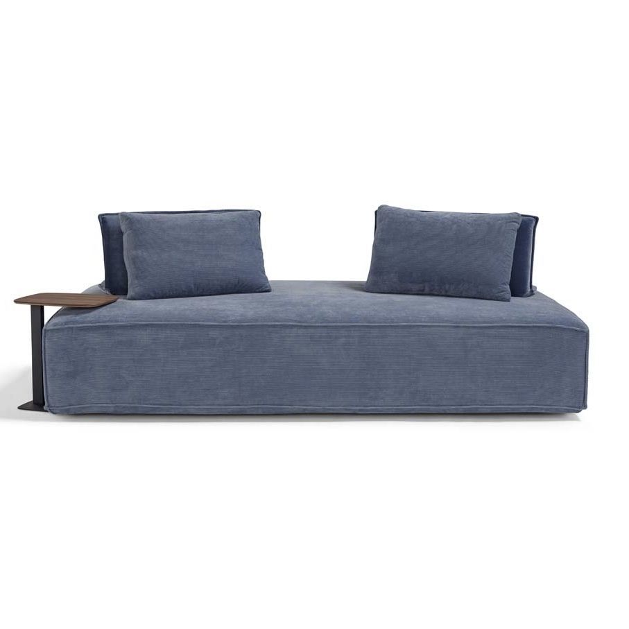 Sofa bed - TOMMY - Dienne Salotti srl - blue / fabric / wooden