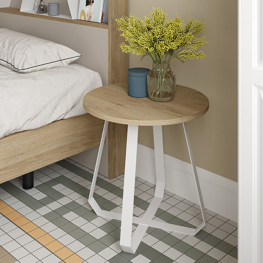 Contemporary side table - Tama - Mobenia - lacquered MDF / melamine ...