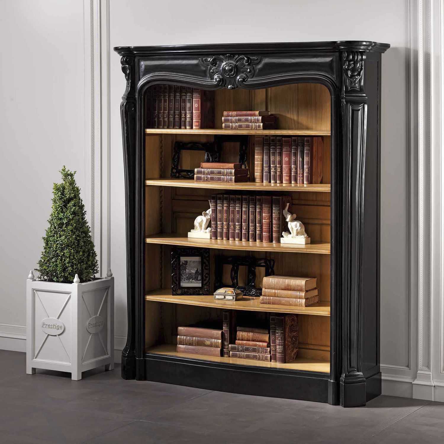 Free-standing bookcase - CVA038 - Prestige srl unipersonale - classic ...