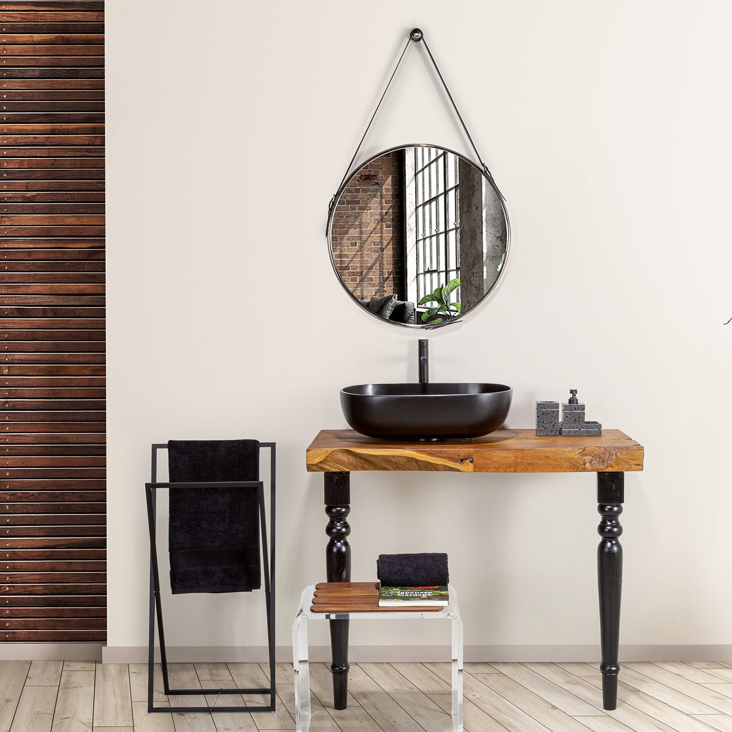 Wall-mounted bathroom mirror - Belt - CIPI' - contemporary / round ...