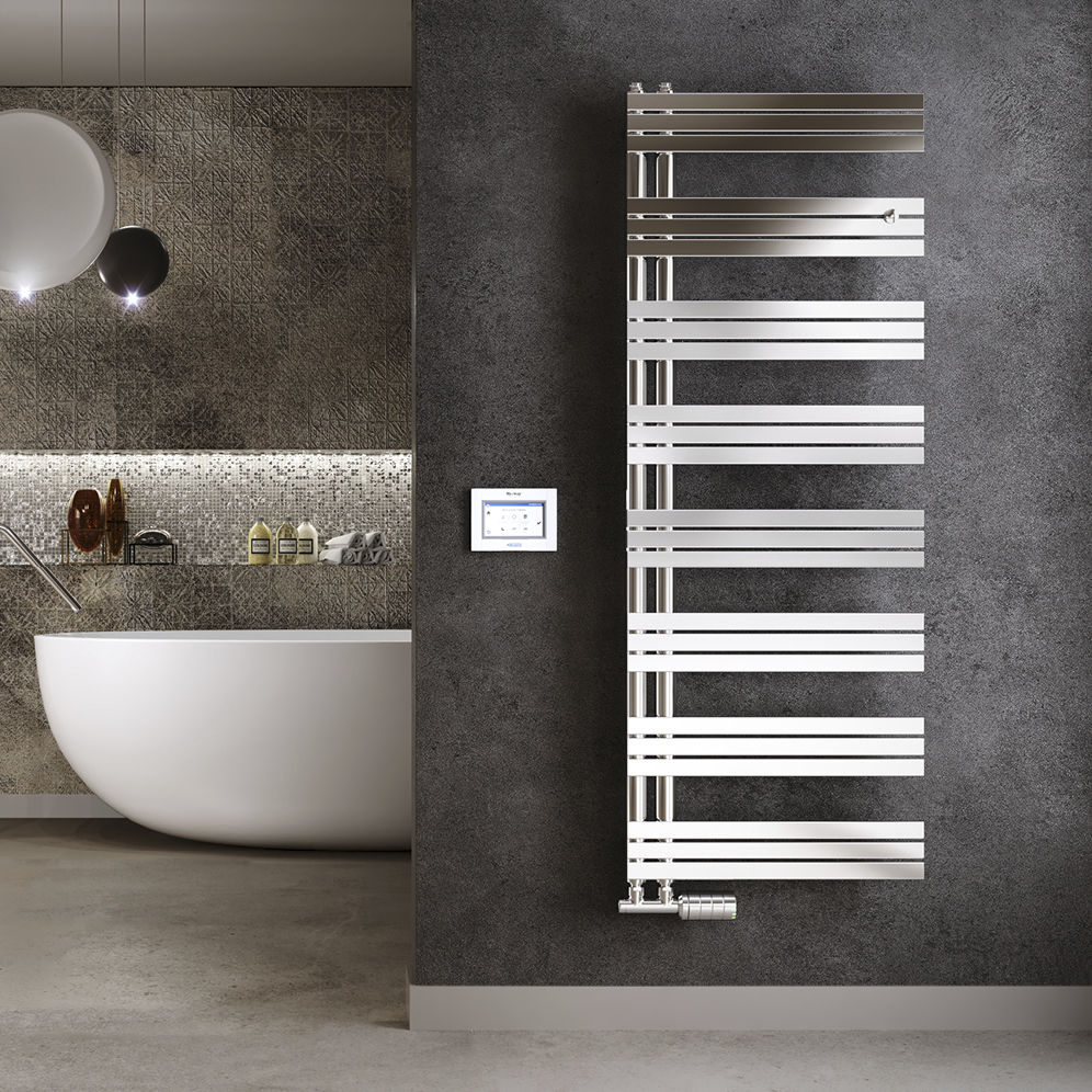 Hot water towel radiator - CELINE - CORDIVARI DESIGN - 0...500 w / 501 ...