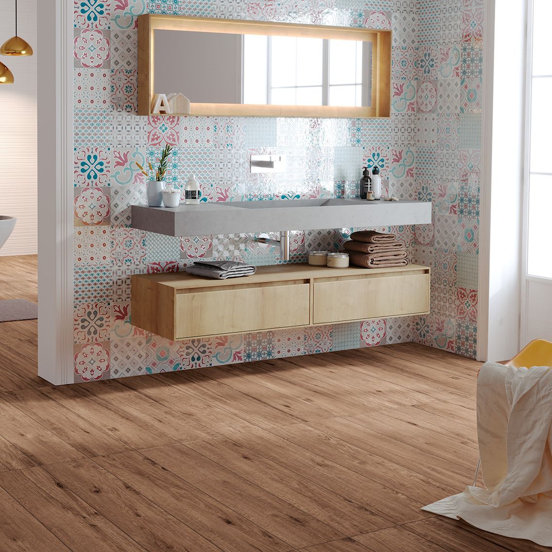 Porcelain stoneware tile - CHERRY - HERBERIA - matte / indoor / wall