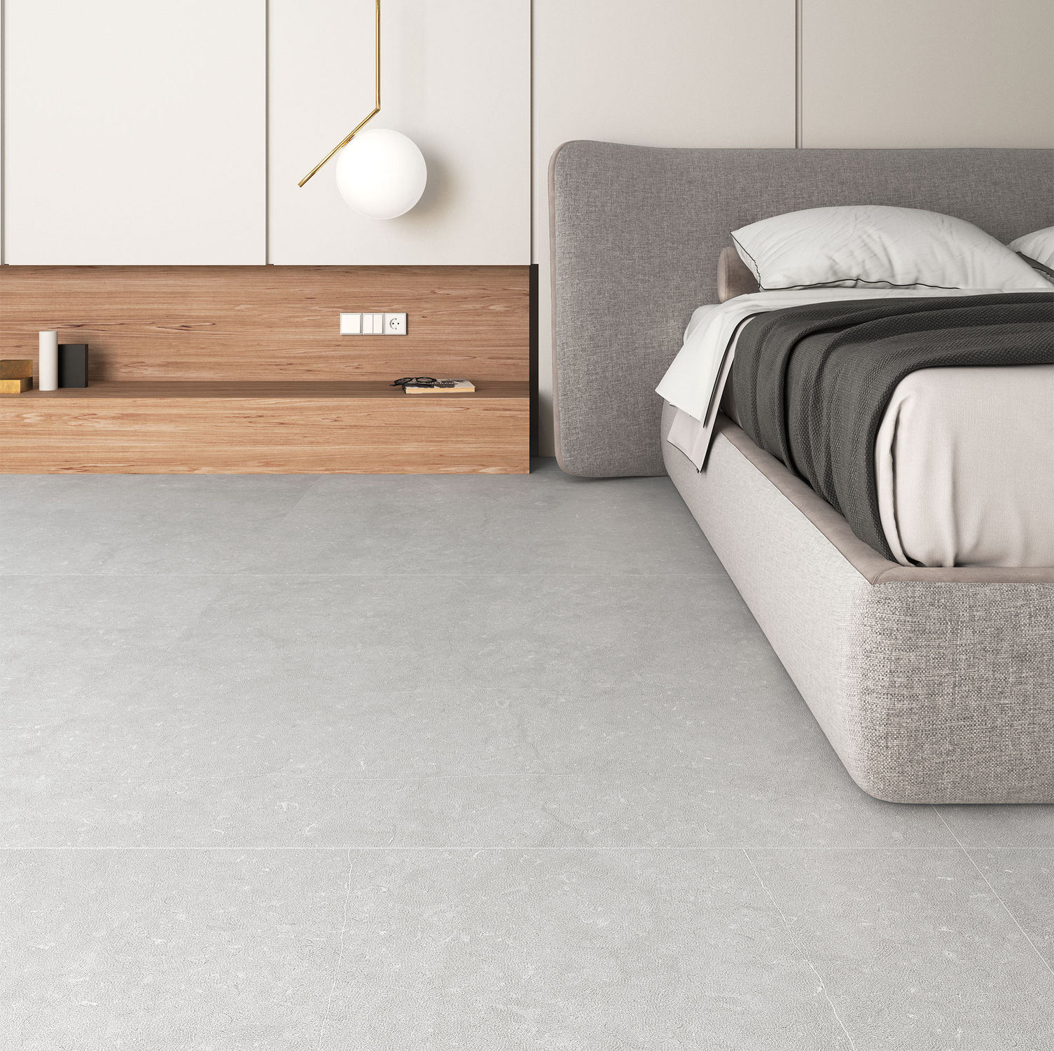 Porcelain stoneware tile - NOON - LIVING CERAMICS - natural finish ...