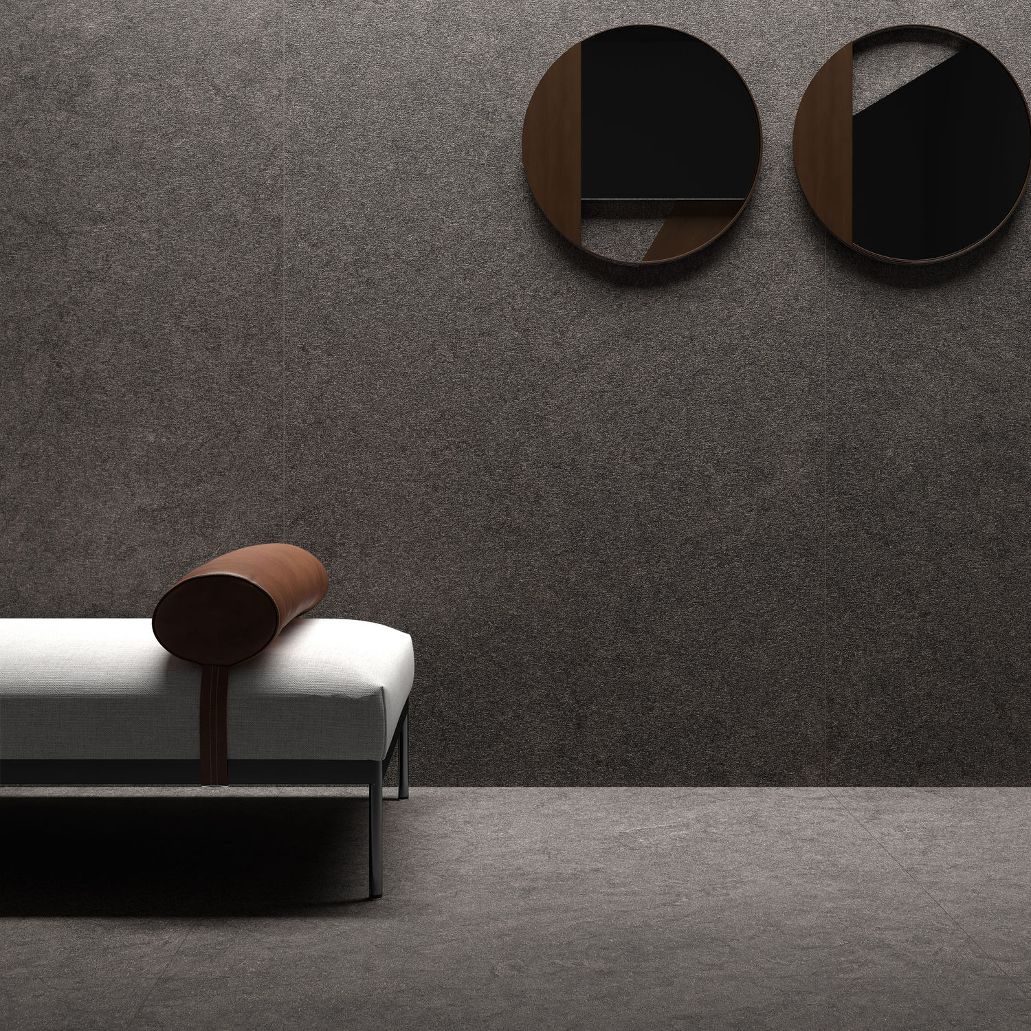 Porcelain stoneware tile - WAM - LIVING CERAMICS - natural stone ...