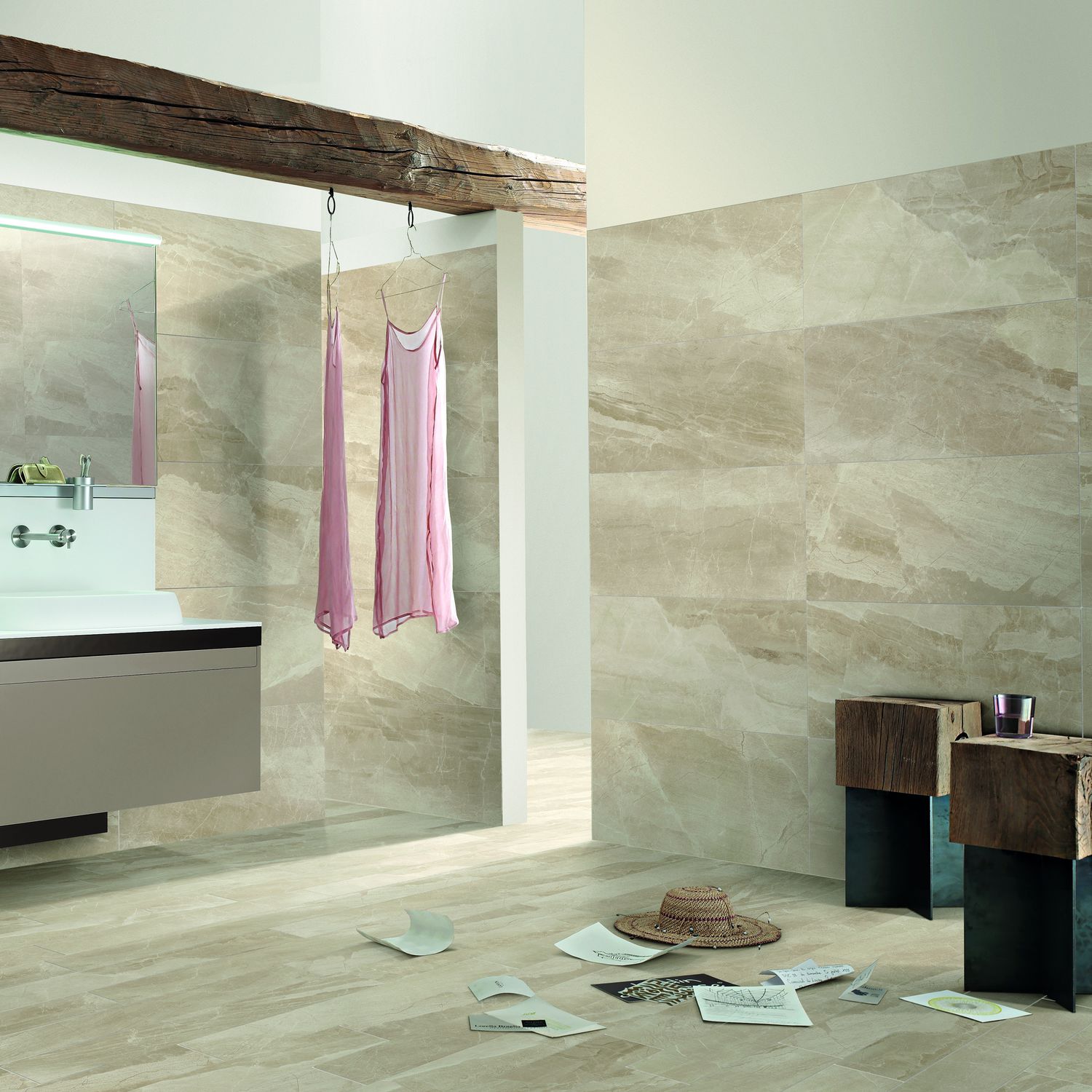 Porcelain stoneware tile - MAIN STONE - MARINER CERAMICHE - polished ...