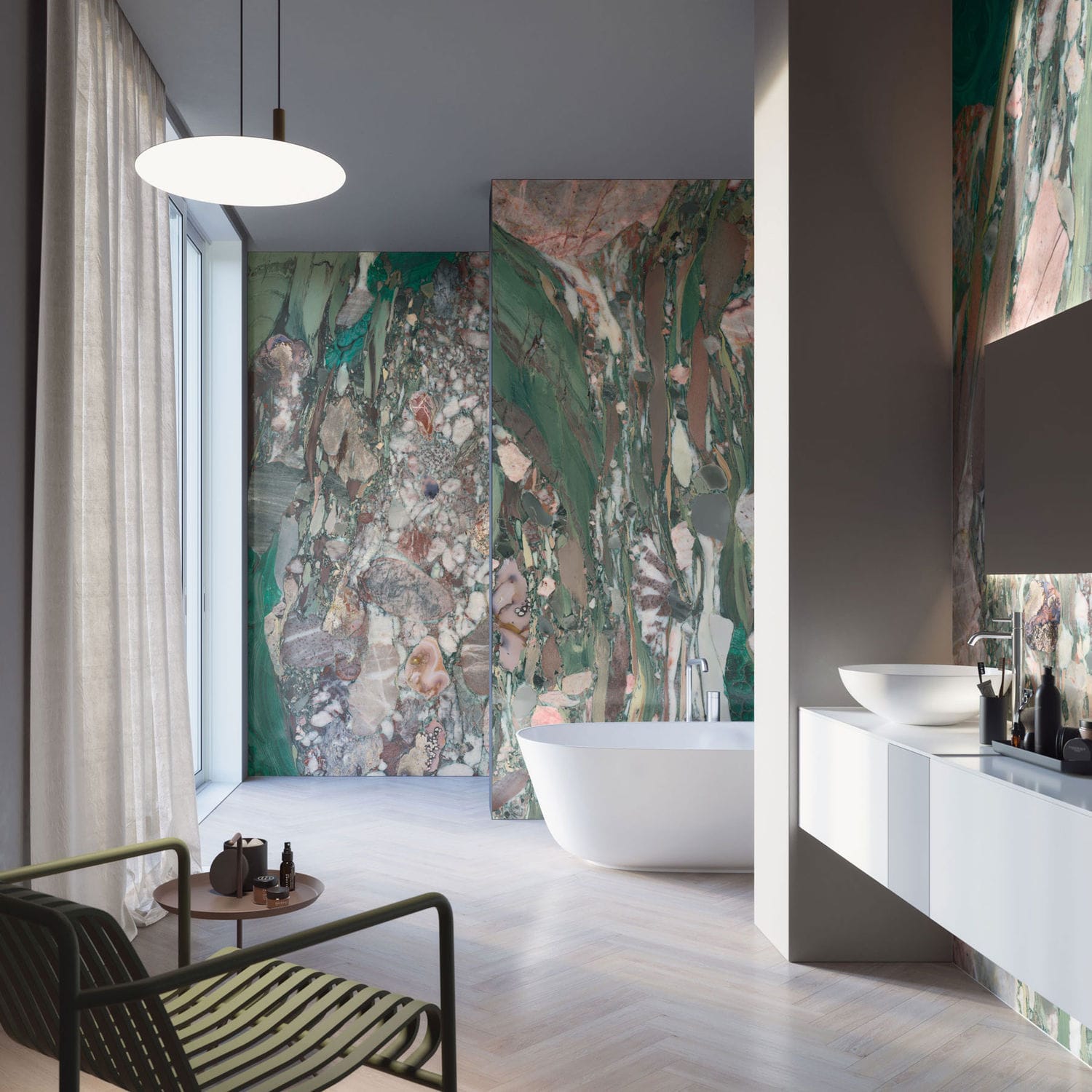 Ceiling decorative panel - TUNDRA - Tecnografica Italian Wallcoverings ...