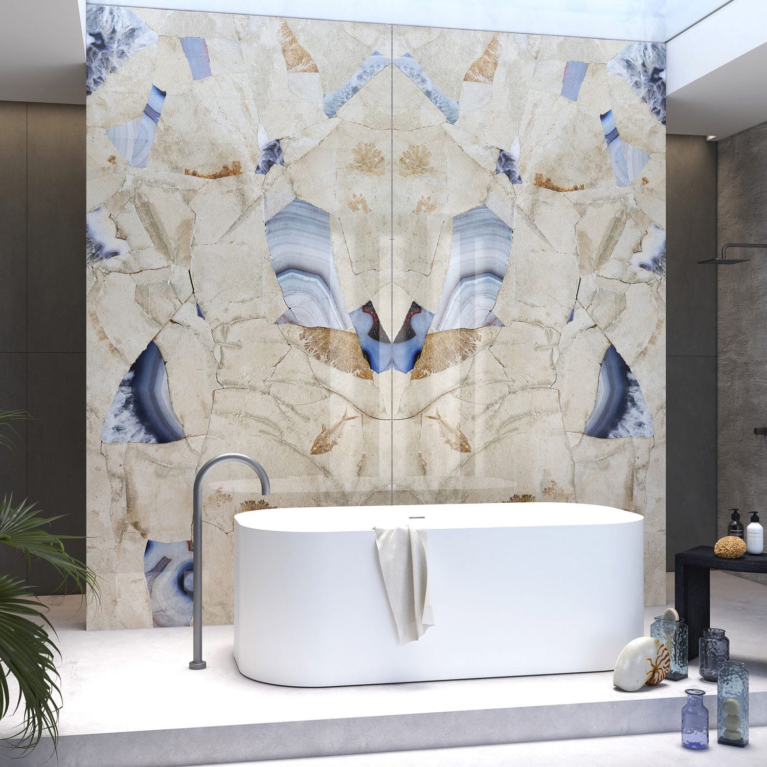 Ceiling decorative panel - FOSSIL BUTTERFLY - Tecnografica Italian ...